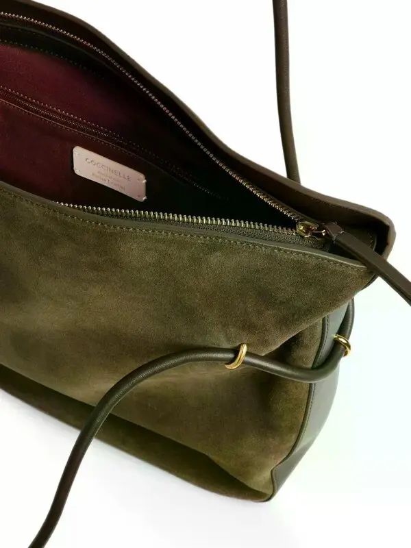 COCCINELLE Medium Lizzie Suede Shoulder Bag