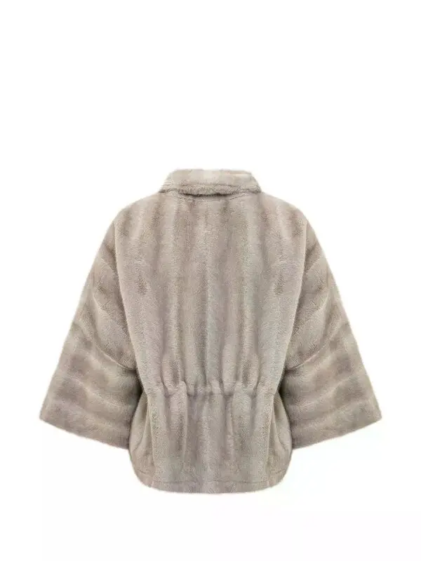 VALENTINI 1972 Faux-fur Wide-sleeve Jacket