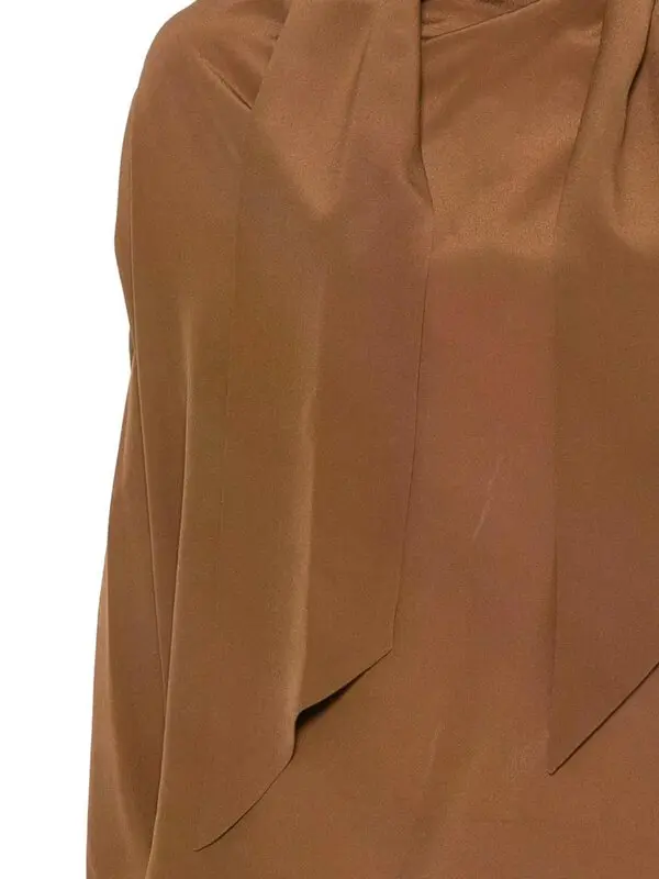 PETAR PETROV Pussy-bow Silk Blouse