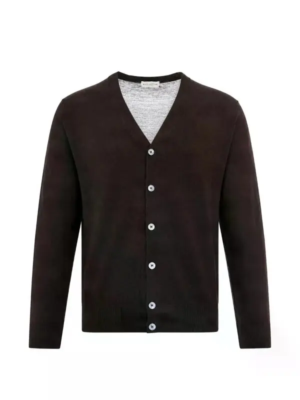 BALLANTYNE Button-up Wool Cardigan