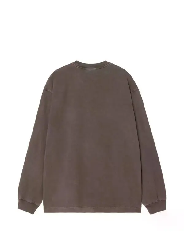 Carhartt Work In Progress Logo-patch Long-sleeved T-shirt