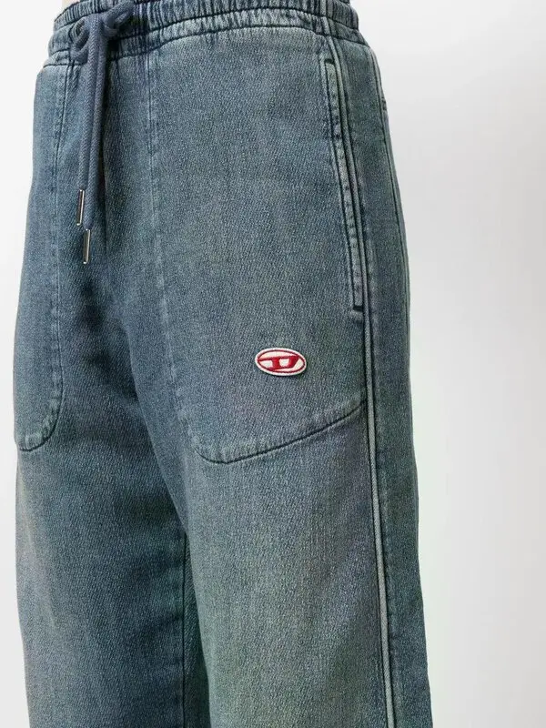 DIESEL® D-martians Track Denim Joggjeans