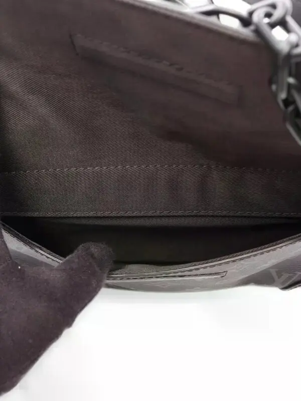 LOUIS VUITTON 2010s Monogram Eclipse Steamer Messenger Bag