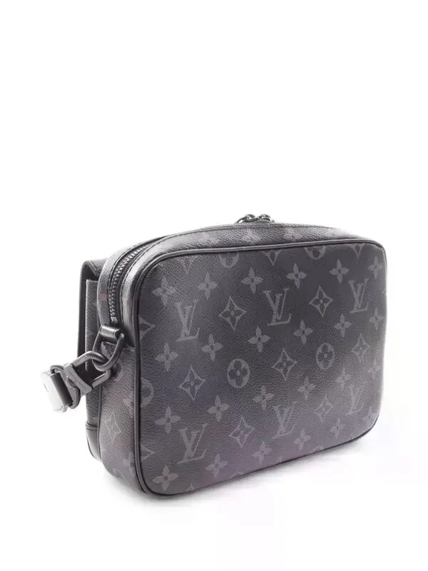 LOUIS VUITTON 2010s Monogram Eclipse Steamer Messenger Bag