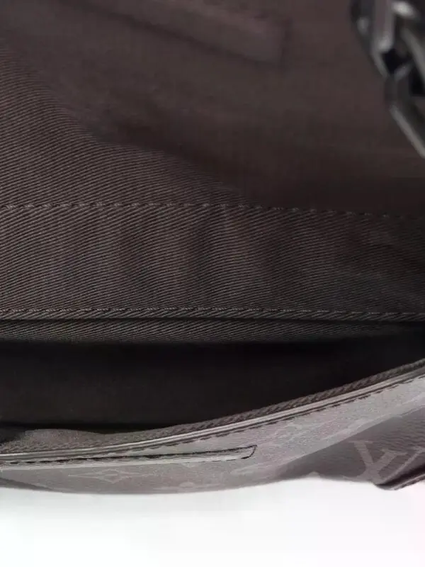 LOUIS VUITTON 2010s Monogram Eclipse Steamer Messenger Bag