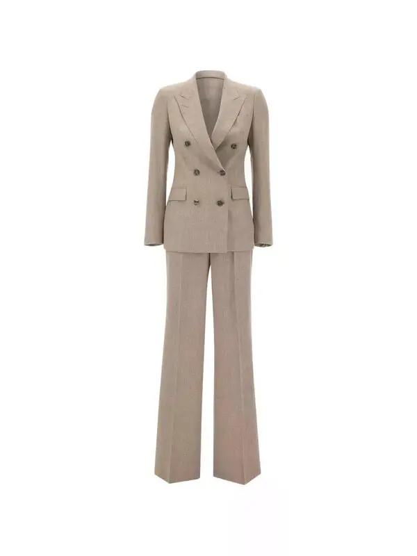 Tagliatore Double-breasted Tailored Suit - Grey