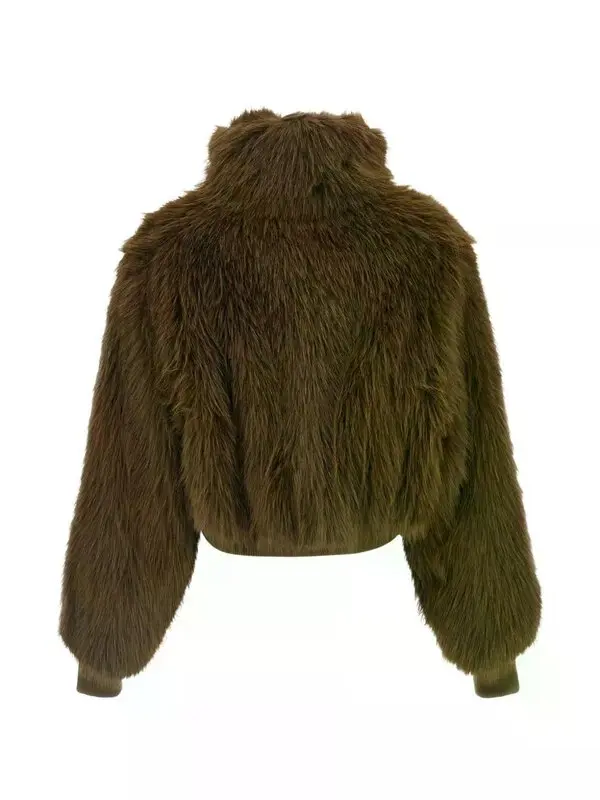 Fabiana Filippi Faux-fur-trim Cropped Jacket