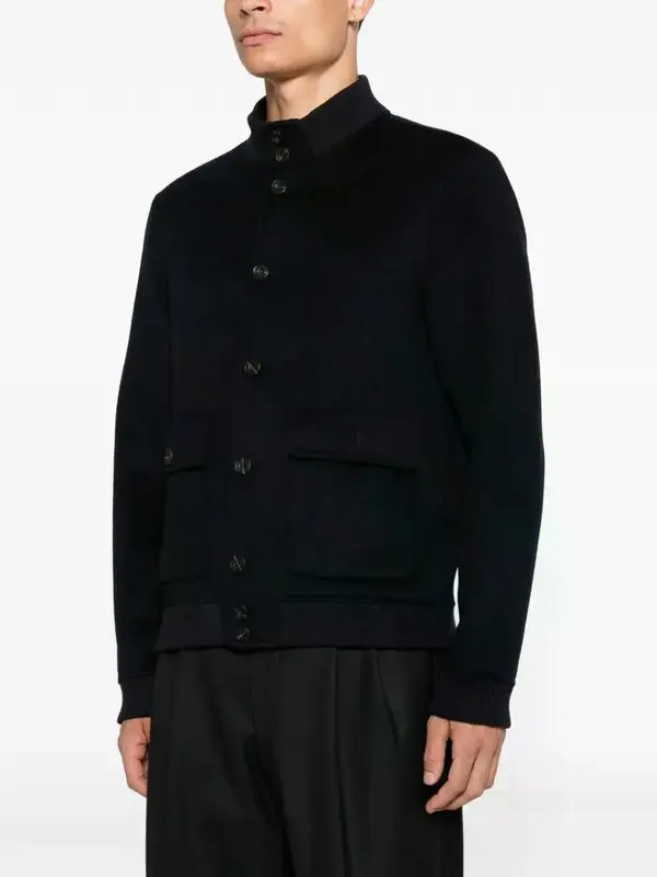 OMC Emilio Button-up Wool Coat