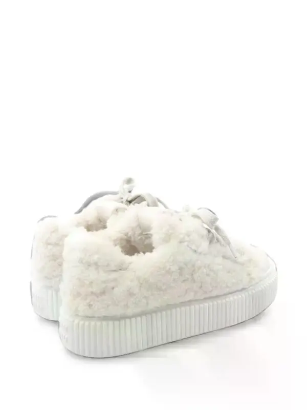 Miu Miu 2010s Boa Shearling-effect Sneakers