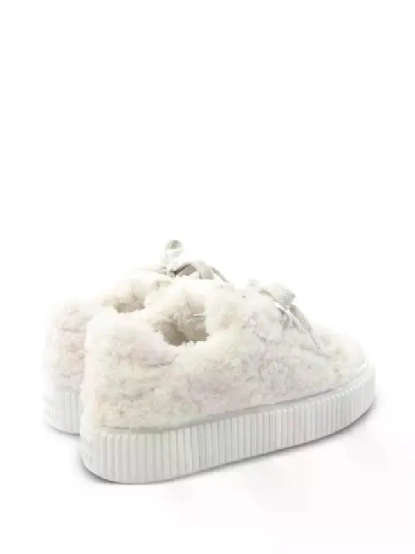 Miu Miu 2010s Boa Shearling-effect Sneakers