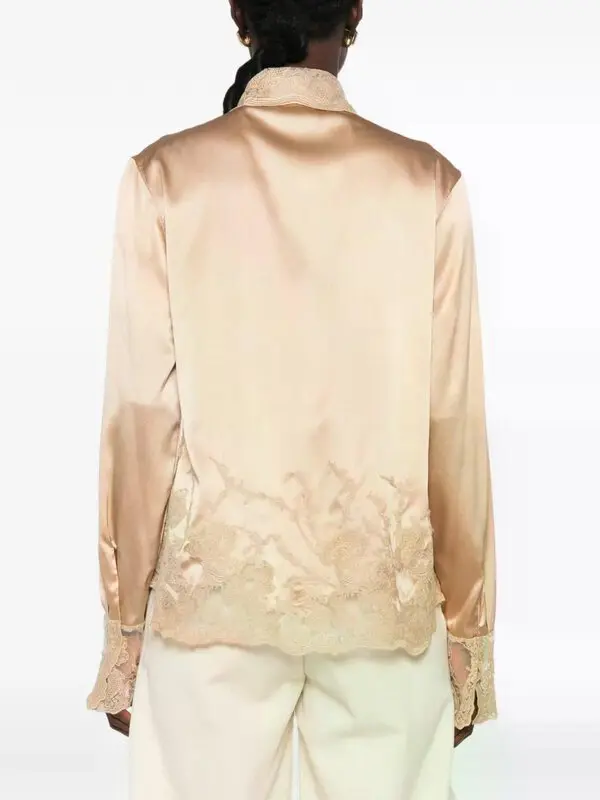Ermanno Scervino Lace-trim Shirt