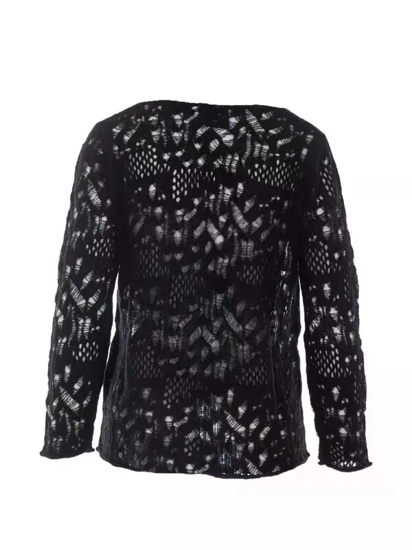 Alpha Studio Open-knit Sweater