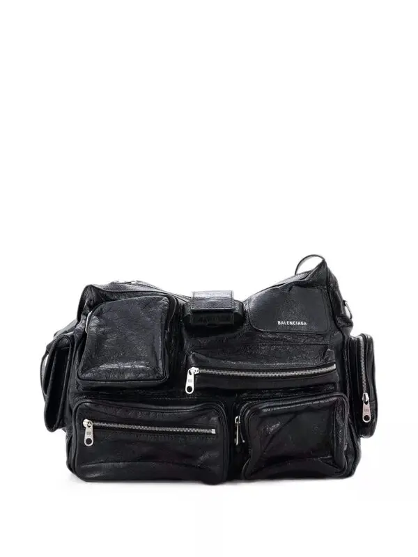 Balenciaga Superbusy Messenger Bag Leather Medium Shoulder Bag