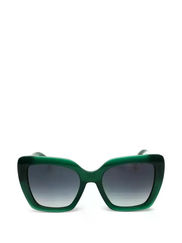 Missoni Oversized Cat-eye-frame Sunglasses - Green