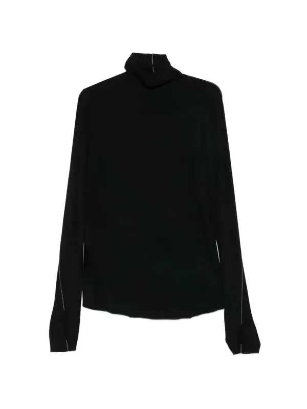 THOM KROM Contrast-stitch Thumb-slot Sweater
