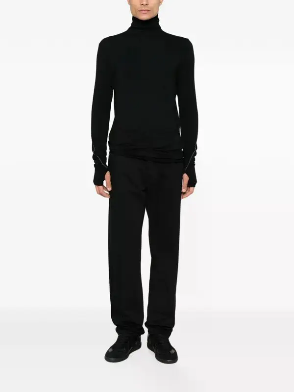 THOM KROM Contrast-stitch Thumb-slot Sweater