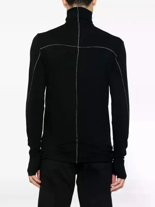 THOM KROM Contrast-stitch Thumb-slot Sweater