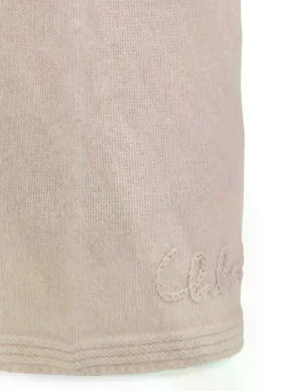 Chloé Logo-embroidered Wool Snood