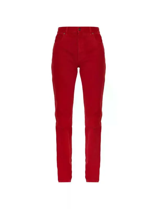 Chloé Tapered-leg Jeans - Red