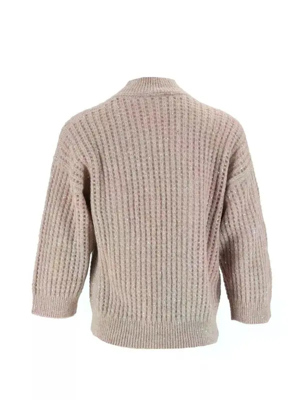Peserico Sequin-embellished Chunky-knit Sweater