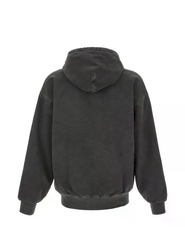Carhartt Work In Progress Logo-patch Zip-up Hoodie