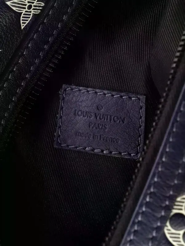 LOUIS VUITTON Duo Sling Bag Monogram Shadow Leather Crossbody Bag