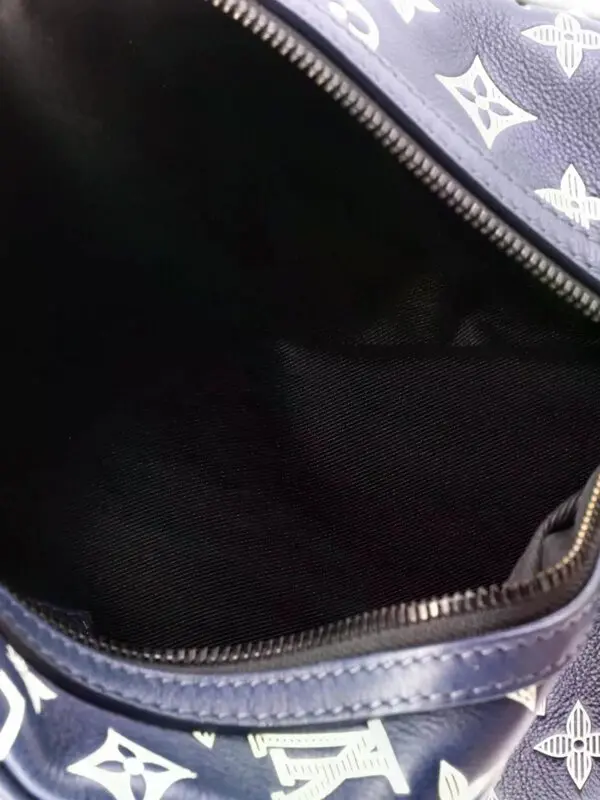 LOUIS VUITTON Duo Sling Bag Monogram Shadow Leather Crossbody Bag