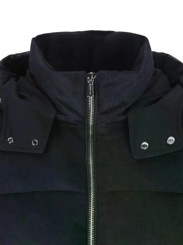 MOORER Quilted-panel Hooded Jacket