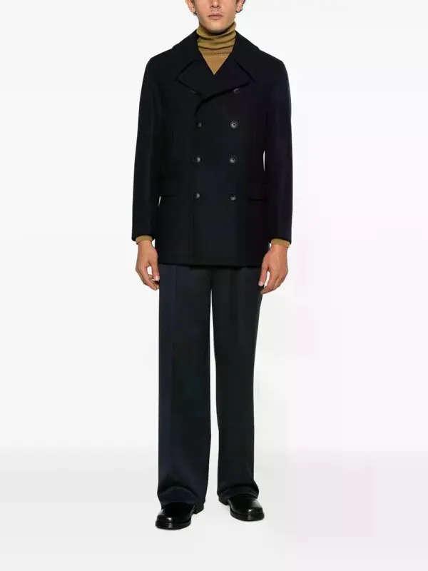 LARDINI Migio Tailored Wool Trousers