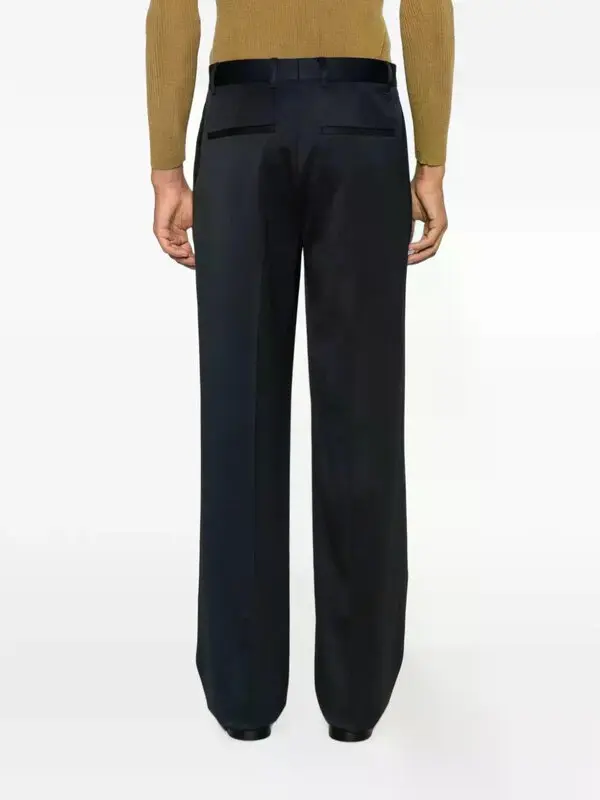 LARDINI Migio Tailored Wool Trousers