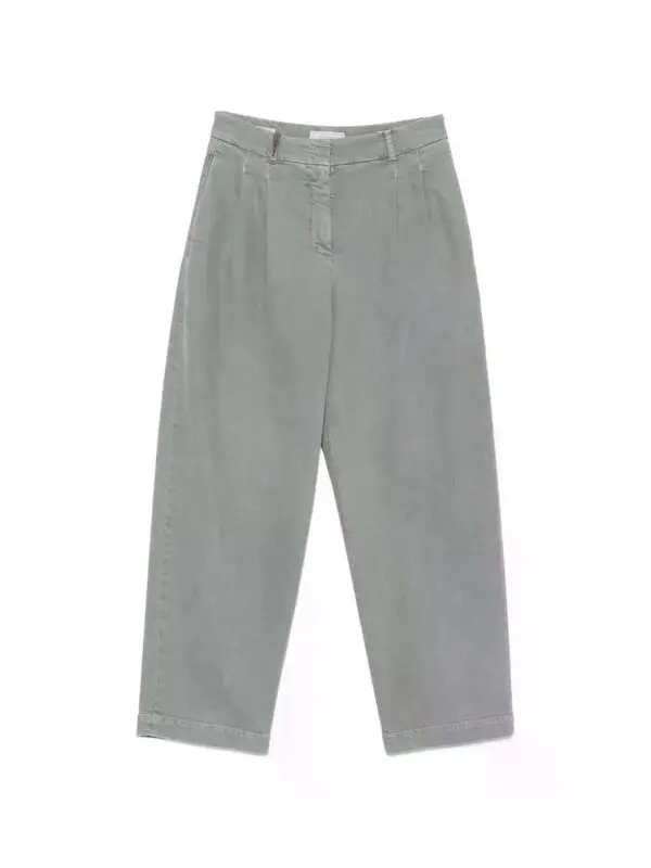 Peserico Pleated Straight-leg Jeans