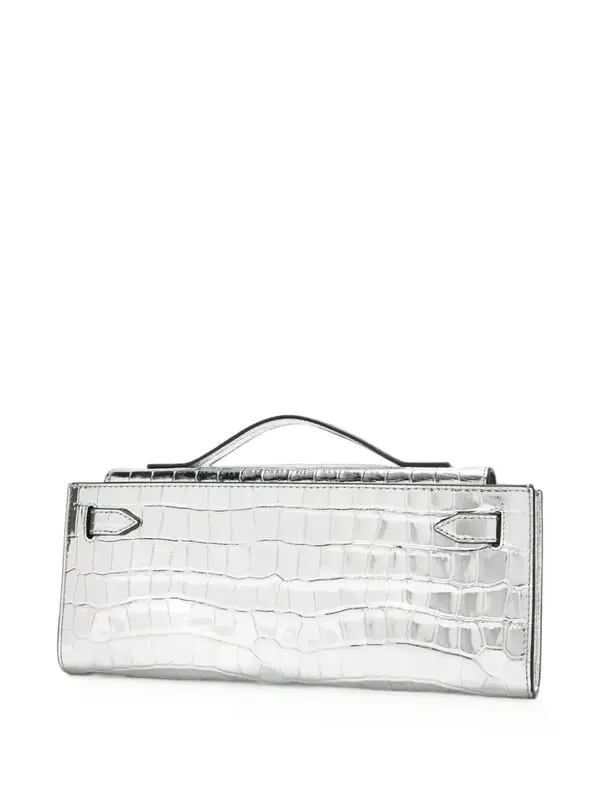Veronica Beard Dash Leather Clutch Bag