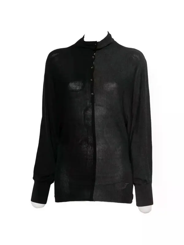 Jacquemus Two-tone Top - Black