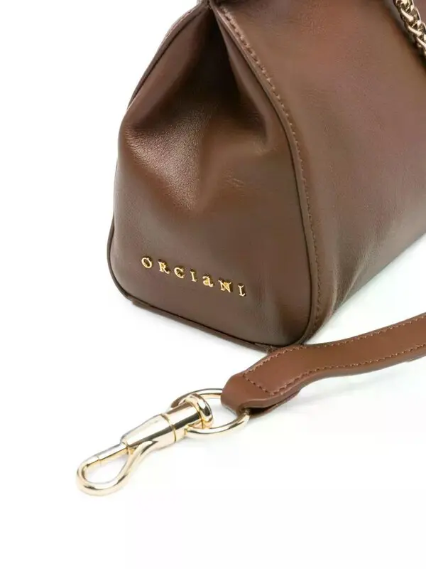 Orciani Chain-detail Leather Shoulder Bag