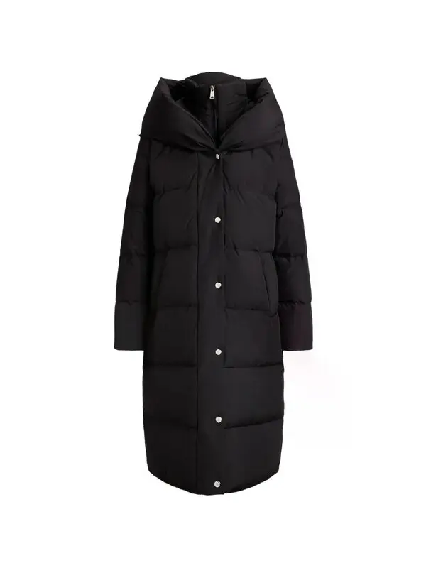 Ralph Lauren Quilted Hooded Coat - Black