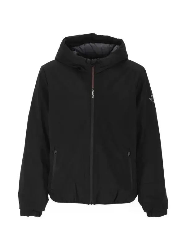 ECOALF Cartes Hooded Logo-print Jacket