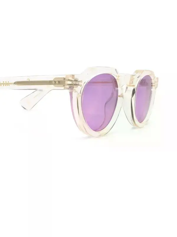 LESCA X Mia Burton Crown Panto Geometric-frame Sunglasses