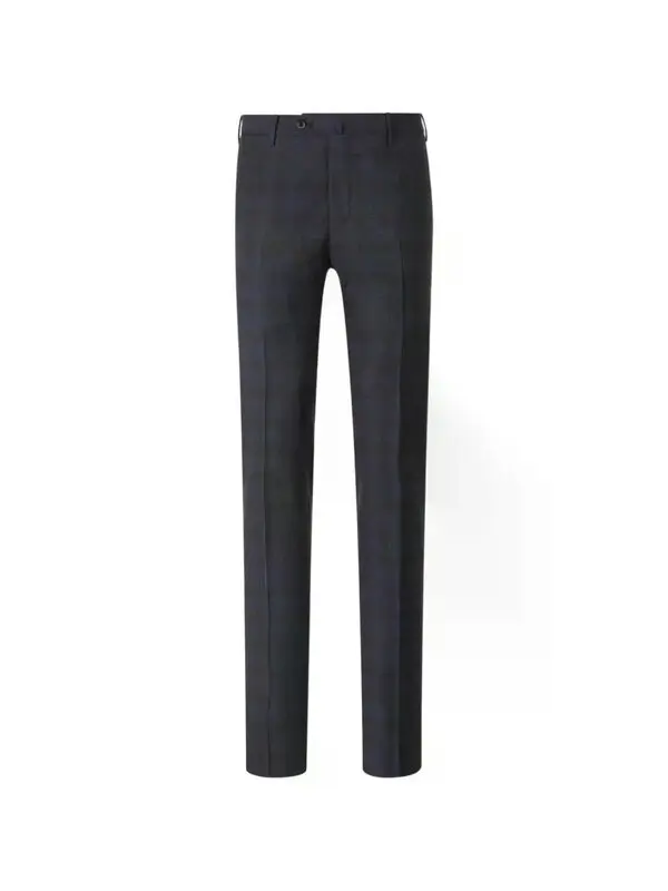PT TORINO Checked Slim-fit Trousers