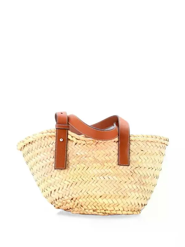 Loewe Basket Raffia Small Tote Bag
