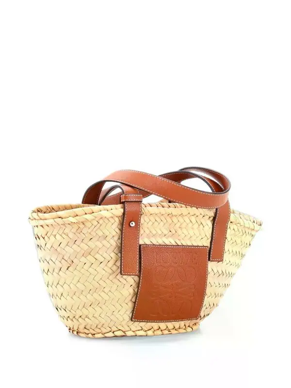 Loewe Basket Raffia Small Tote Bag