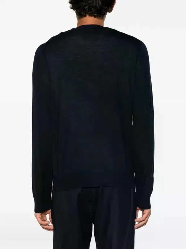 Corneliani V-neck Button-up Cardigan - Blue
