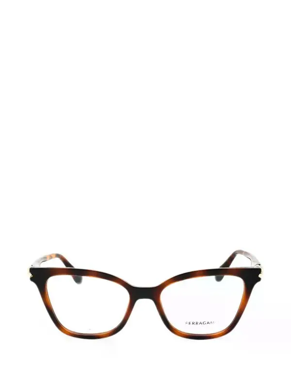 FERRAGAMO Cat-eye Glasses - Brown
