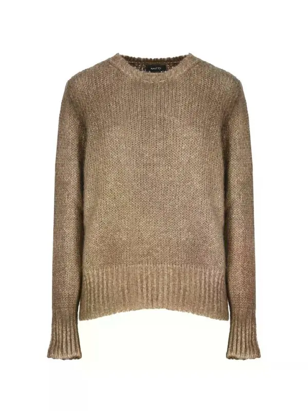 Avant Toi Ribbed-knit Sweater - Brown