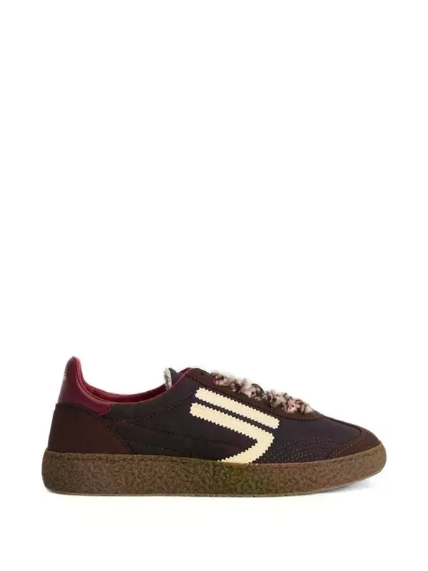 PURAAI Bouclé-panelled Sneakers - Brown