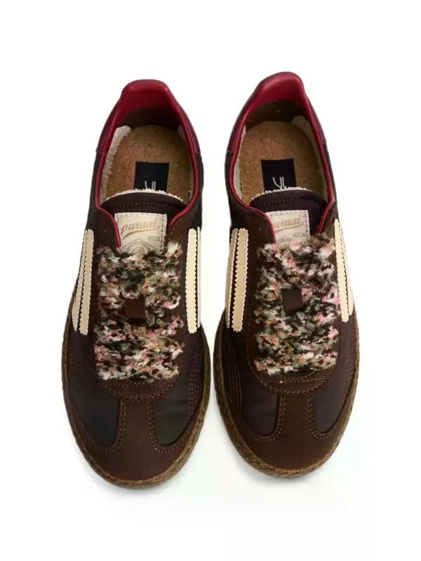 PURAAI Bouclé-panelled Sneakers