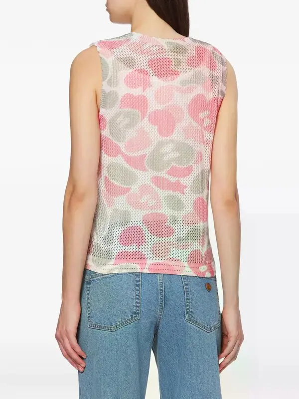 AAPE BY *A BATHING APE Logo-appliqué Camouflage-print Tank Top