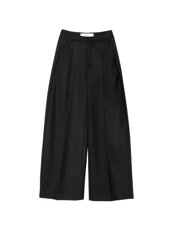 Séfr Pleated Wide-leg Trousers