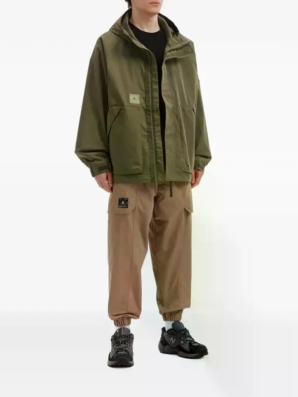 FINGERCROXX Logo-print Hooded Jacket