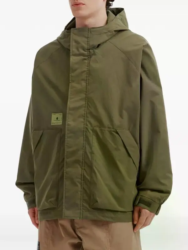 FINGERCROXX Logo-print Hooded Jacket