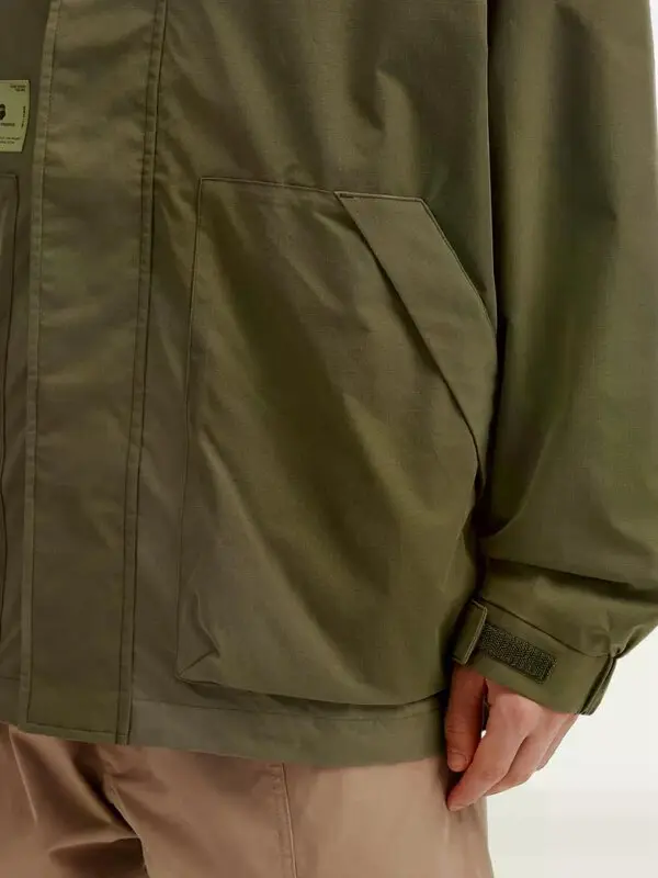 FINGERCROXX Logo-print Hooded Jacket